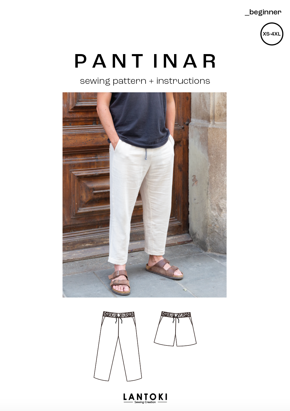 PDF Sewing Pattern – Inar Boys' Pants | Lantoki